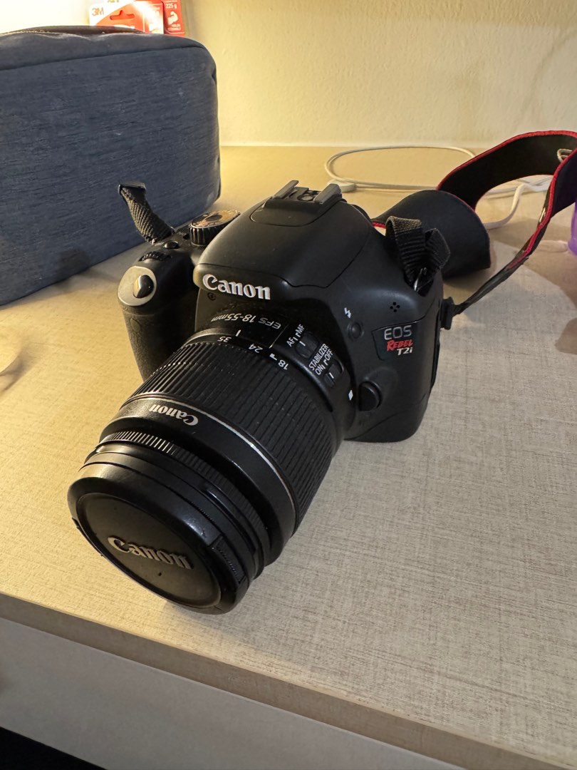 Canon EOS Rebel T2i DSLR Camera with Lens, Photography, Cameras on ...
