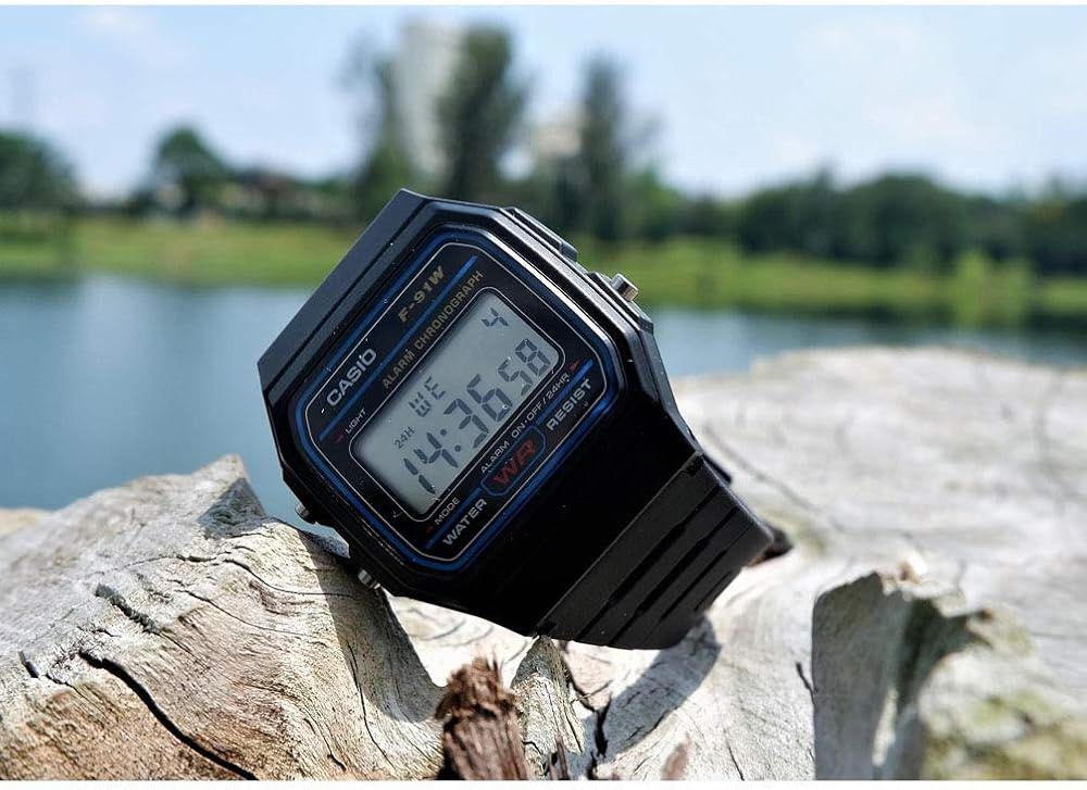 Casio F-91W Digital Watch - Black, Men's Fashion, Watches & Accessories ...
