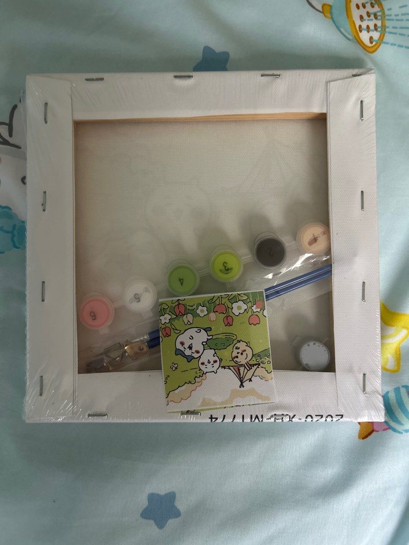 Chiikawa Camping Scene Paint by Numbers Kit, Hobbies & Toys, Stationery ...