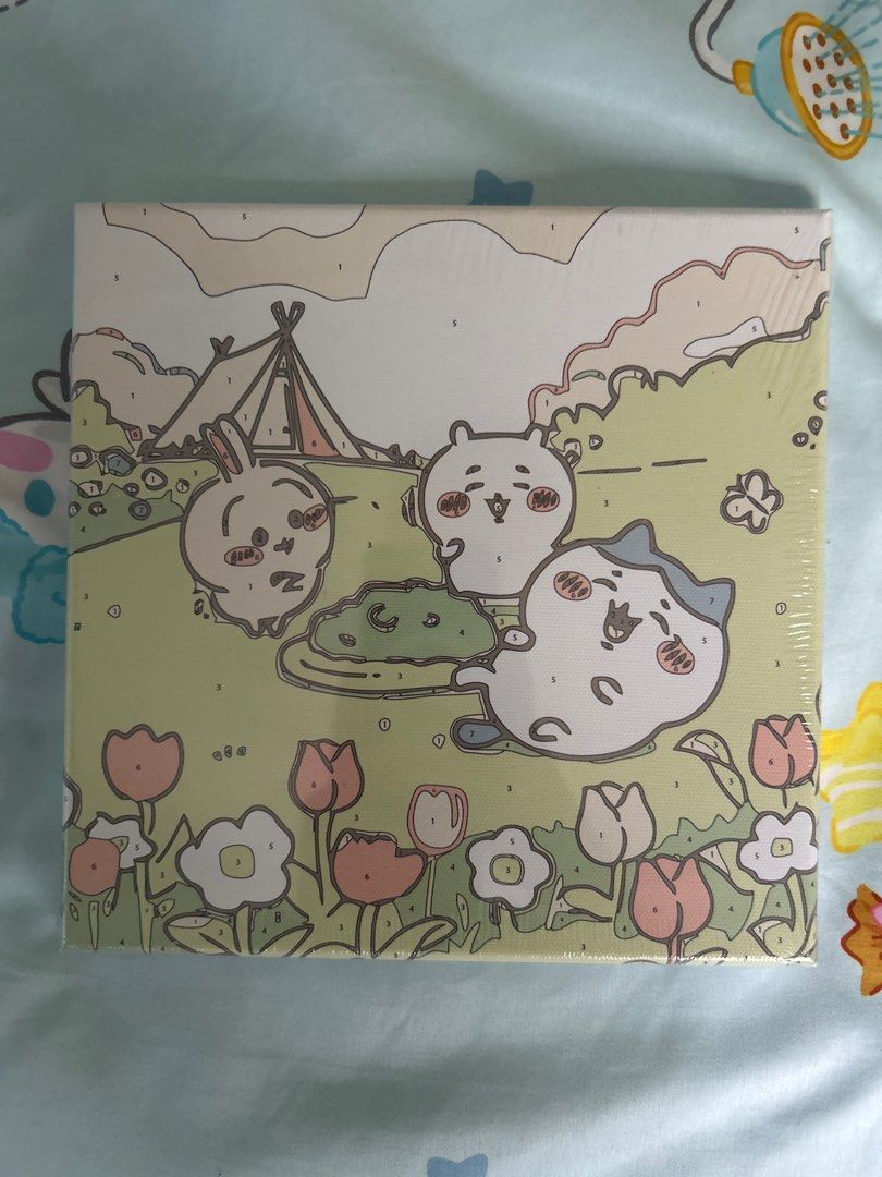 Chiikawa Camping Scene Paint by Numbers Kit, Hobbies & Toys, Stationery ...