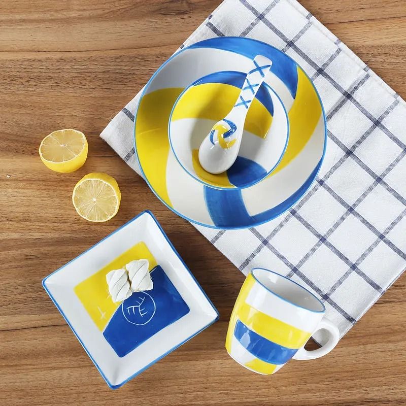 Creative Children's Ceramic Tableware Football Ball Series Dish Plate ...