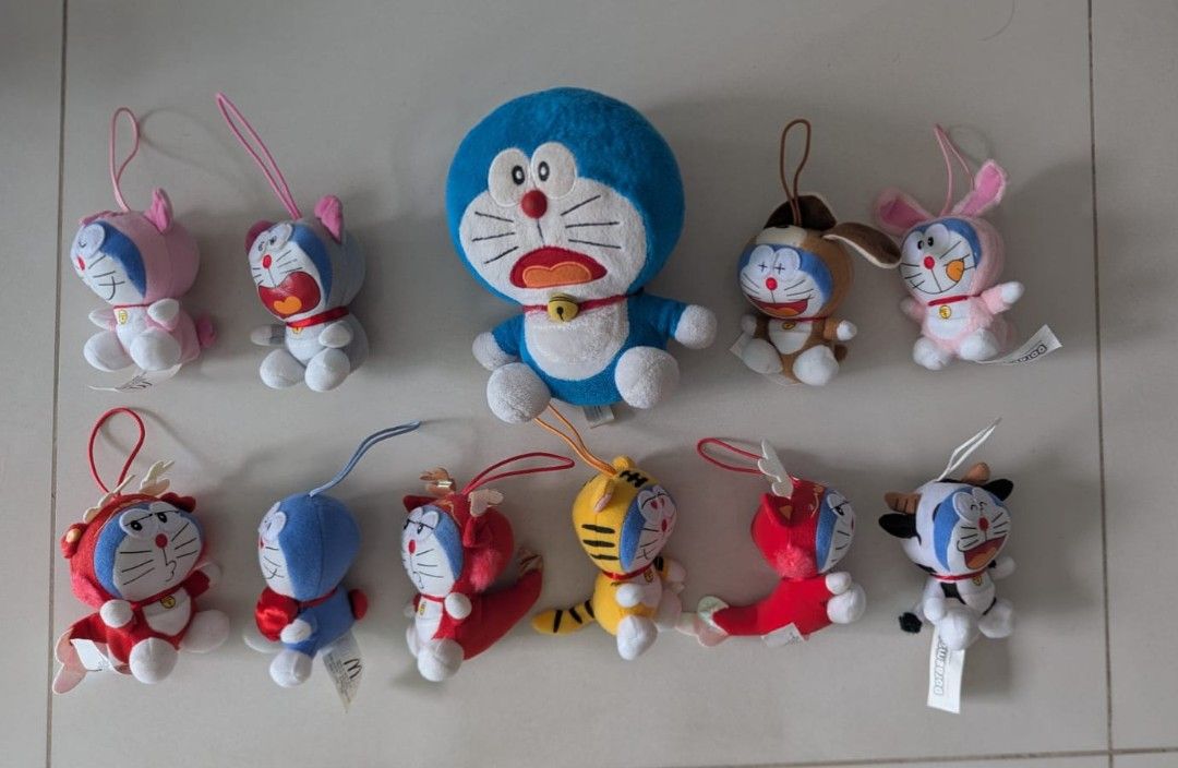 Doraemon Plushie Keychains - Assorted Designs, Hobbies & Toys, Toys ...