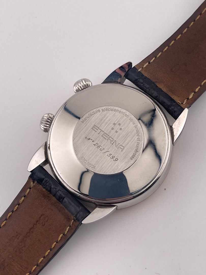 🔝Eternamatic Limited Edition 18K Yellow Gold Bezel 1984 Reveil "Alarm ...