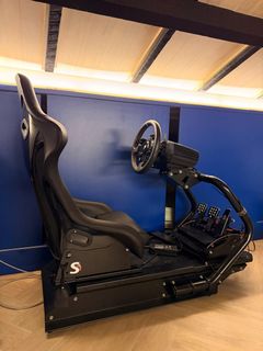 Fanatec Racing Simulator Cockpit - Complete Setup, Video Gaming, Gaming ...