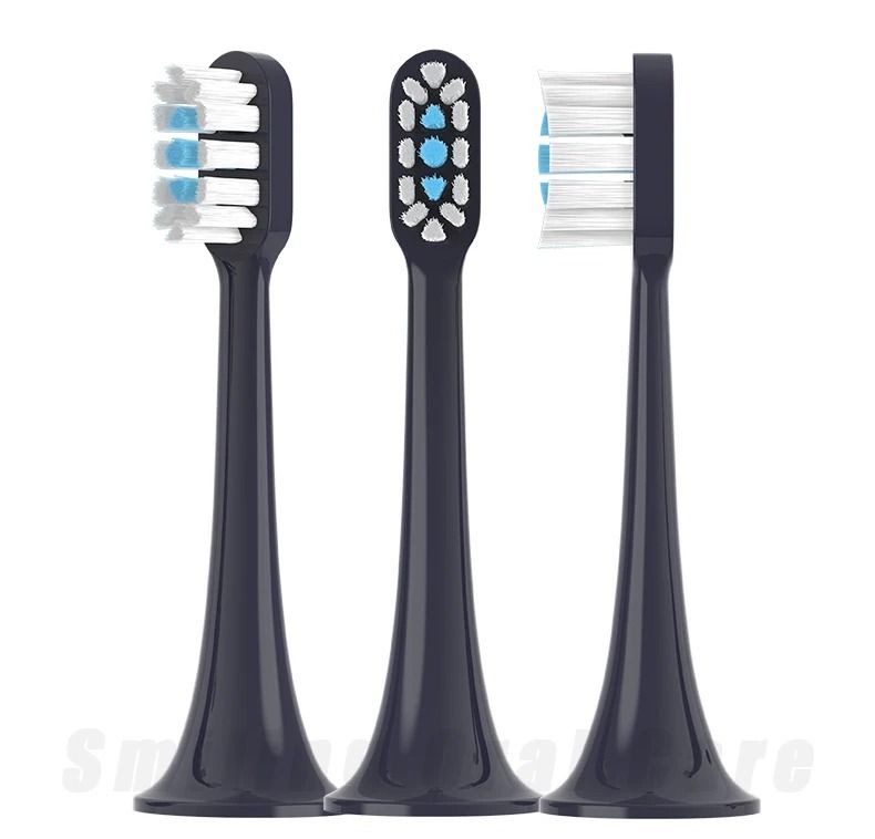 For T700/MES604 Electric Toothbrush Head DuPont Bristles Dark Blue ...