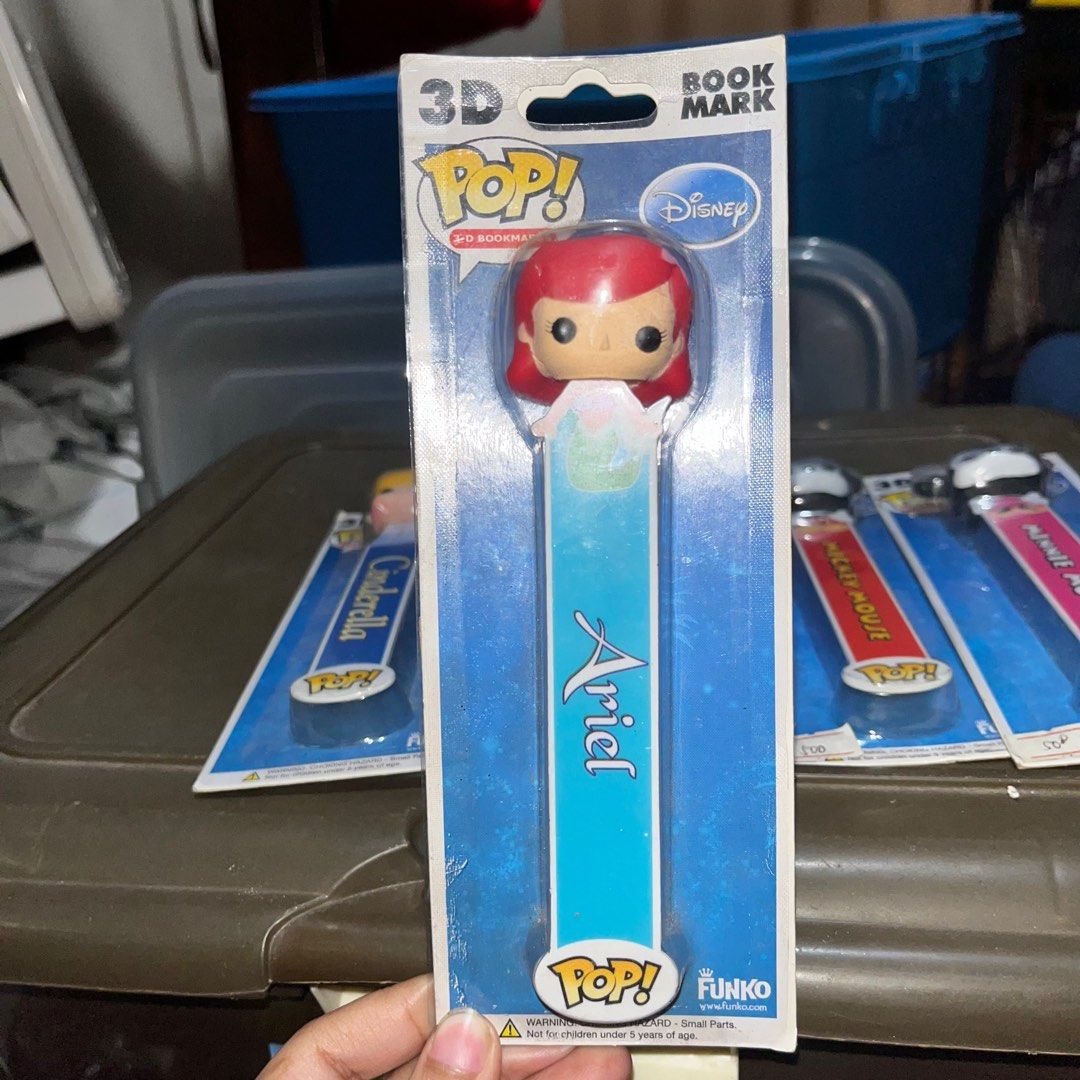 Funko POP! 3-D Bookmark DISNEY Ariel Cinderella Snow White Mickey Mouse ...