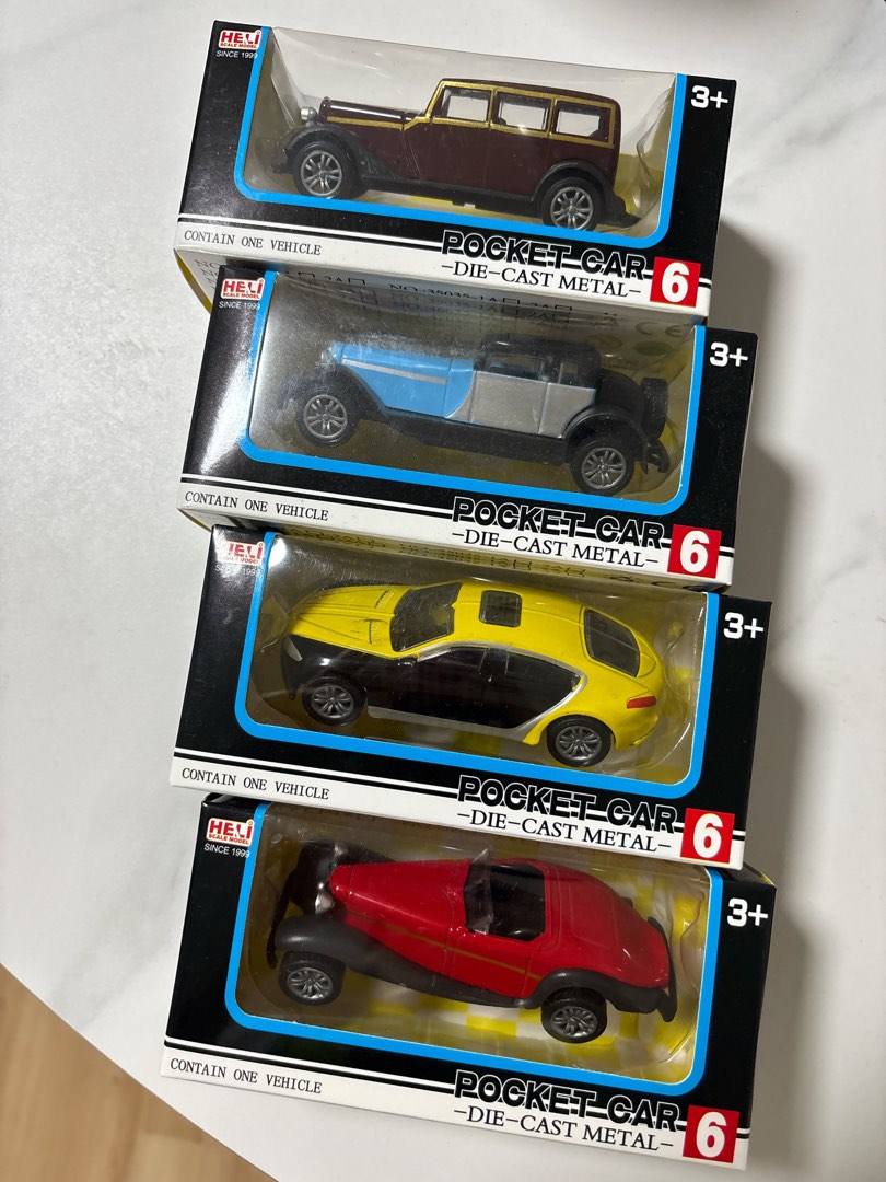 HELI Pocket Car Die-Cast Metal Toy Cars, Hobbies & Toys, Toys & Games ...