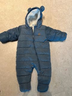 Kid Snowsuit with Fur Hood, Babies & Kids, Babies & Kids Fashion on ...