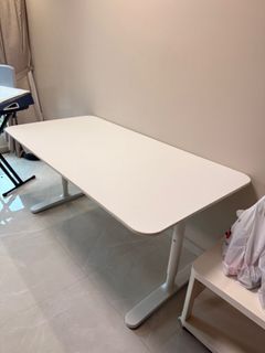 IKEA Trotten Desk 140x80cm, Furniture & Home Living, Furniture, Tables ...