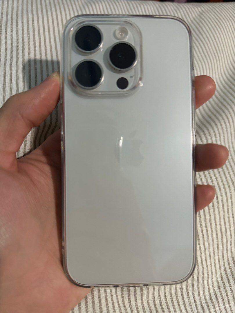 iPhone 15 Pro 128GB White Titanium, Mobile Phones & Gadgets, Mobile ...