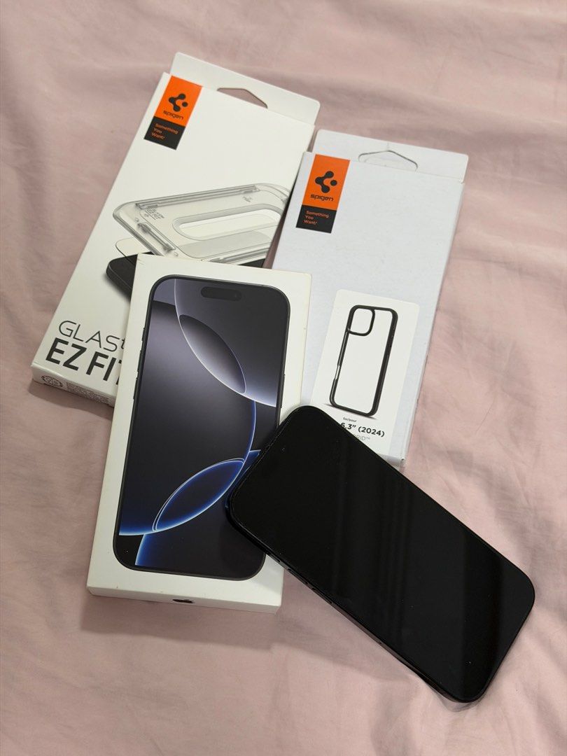 iPhone 16 Pro Black Titanium 128GB, Mobile Phones & Gadgets, Mobile ...