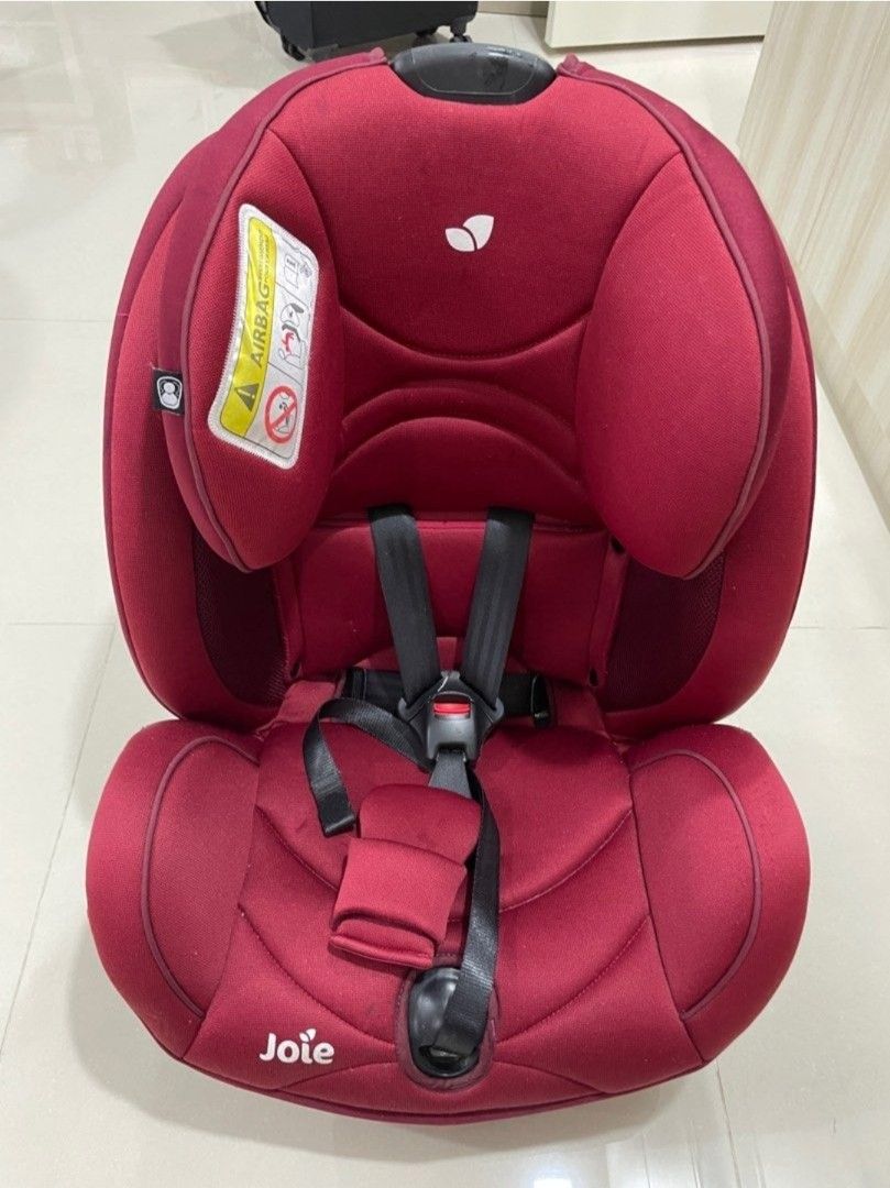 Joie Stages Car Seat - Red Non isofix, Babies & Kids, Going Out, Car ...