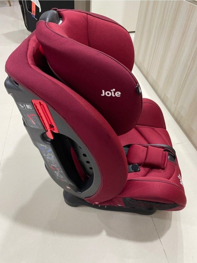 Joie Stages Car Seat - Red Non isofix, Babies & Kids, Going Out, Car ...