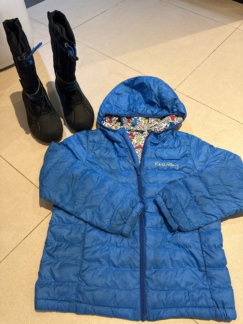 Keith Haring Jacket & Sorel Winter Boots $15 for both), Babies & Kids ...