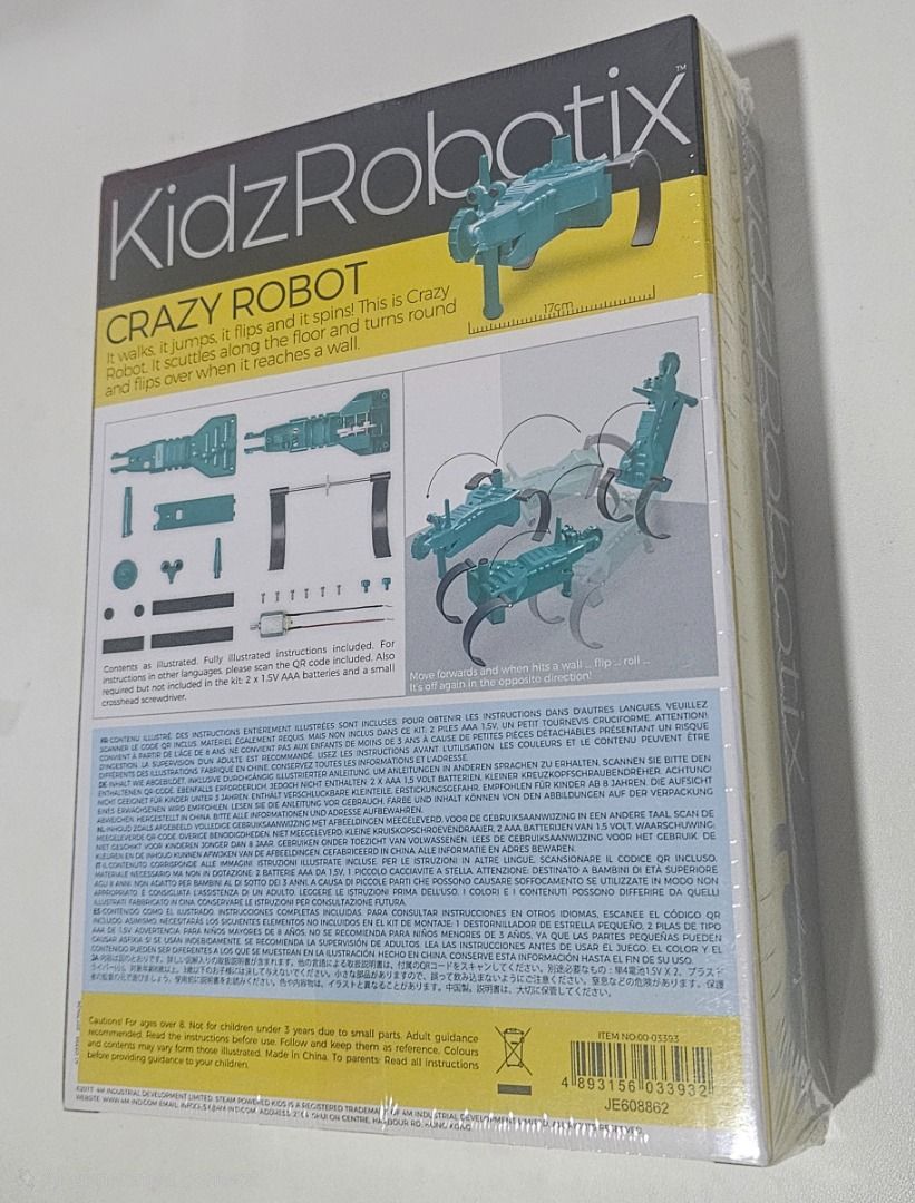 KidzRobotix Crazy Robot STEAM Powered Kids Toy, Hobbies & Toys, Toys ...