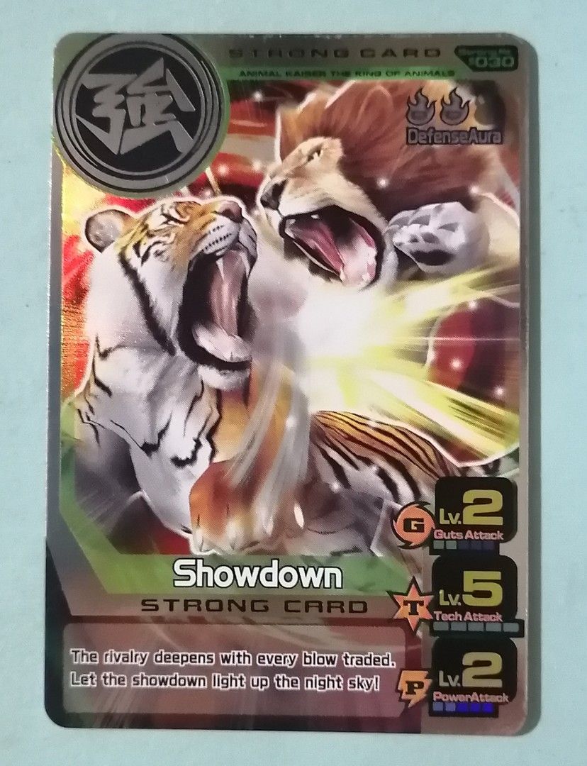 Latest Rare Silver Showdown Animal Kaiser Plus Version 3 V3 Animal Card ...