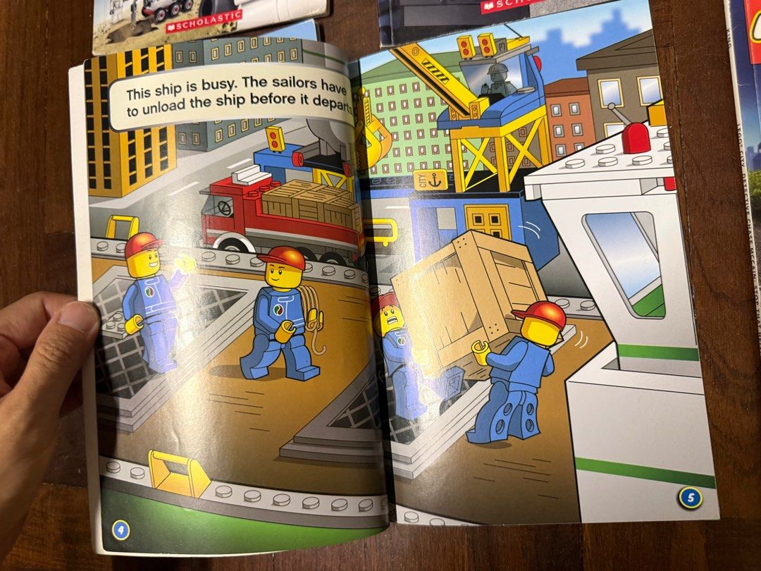 LEGO City Level 1 Books - Set of 6, Hobbies & Toys, Books & Magazines ...