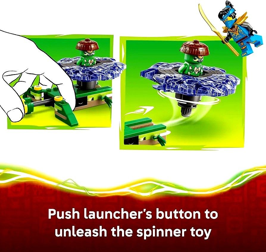 Lego Ninjago Dragons Rising 71849 Nya Vs. Mutation Monster Spinner ...