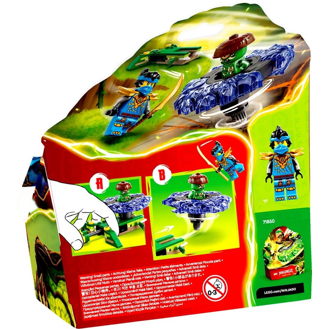 Lego Ninjago Dragons Rising 71849 Nya Vs. Mutation Monster Spinner ...
