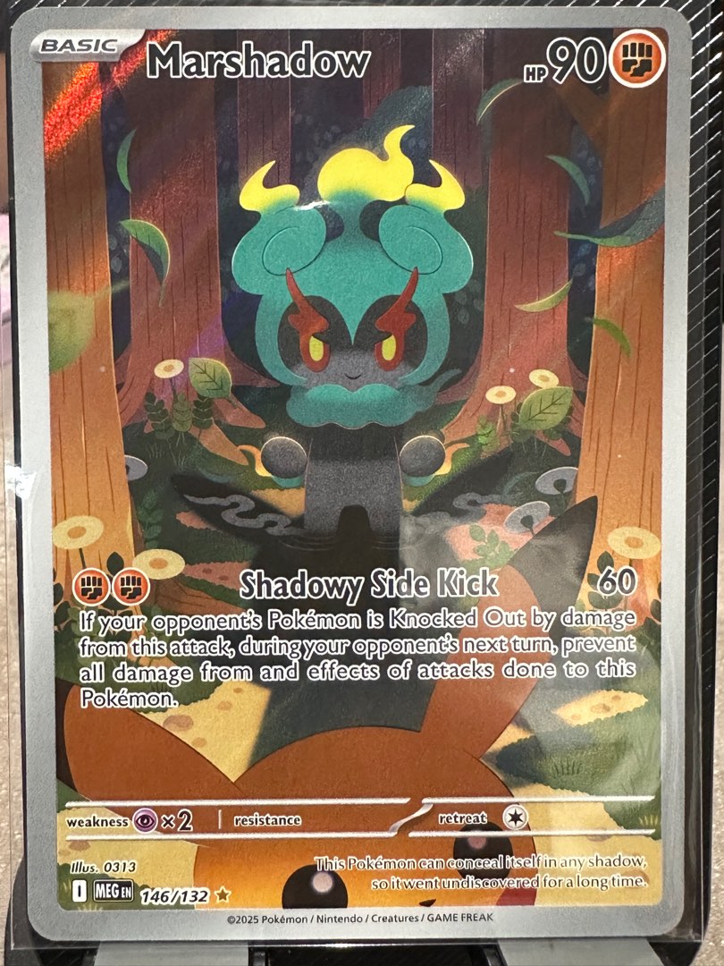 Marshadow - Mega Evolution, Hobbies & Toys, Toys & Games on Carousell