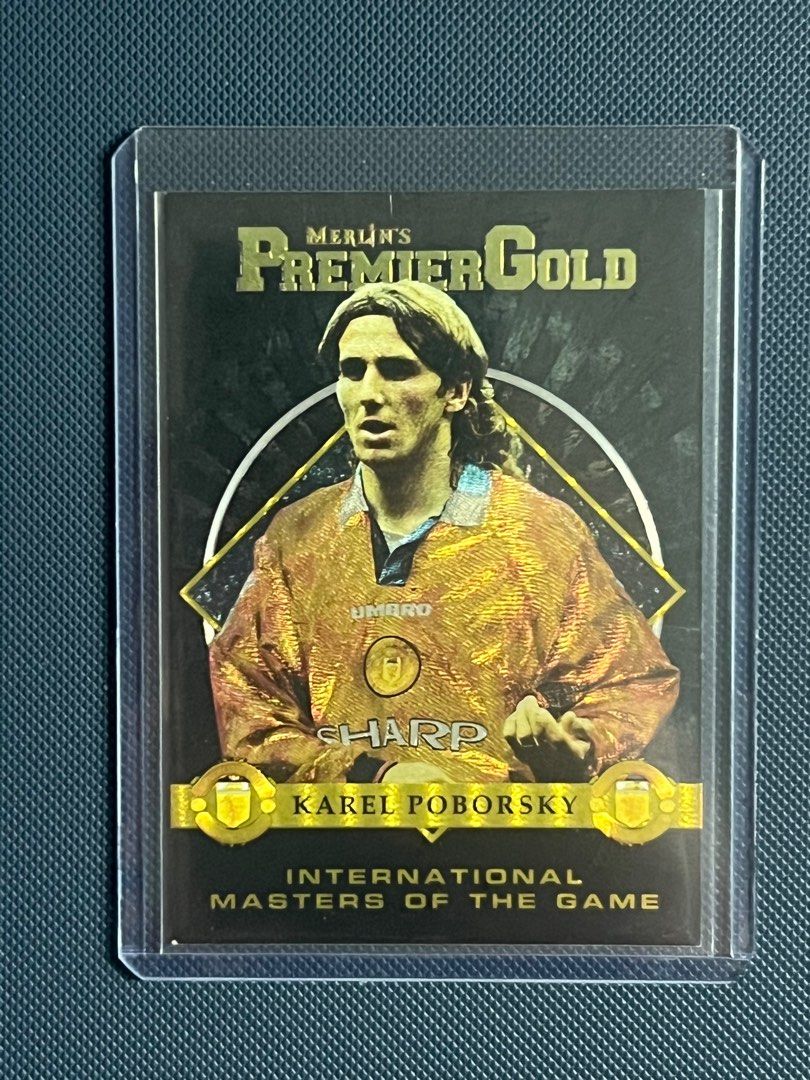 Merlin's Premier Gold Karel Poborsky M03, Hobbies & Toys, Toys & Games ...