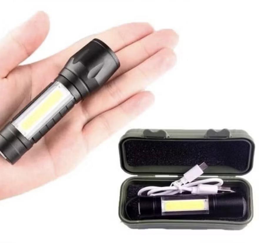 Mini 3 Mode Rechargeable Zoomable Waterproof LED TorchLight USB ...