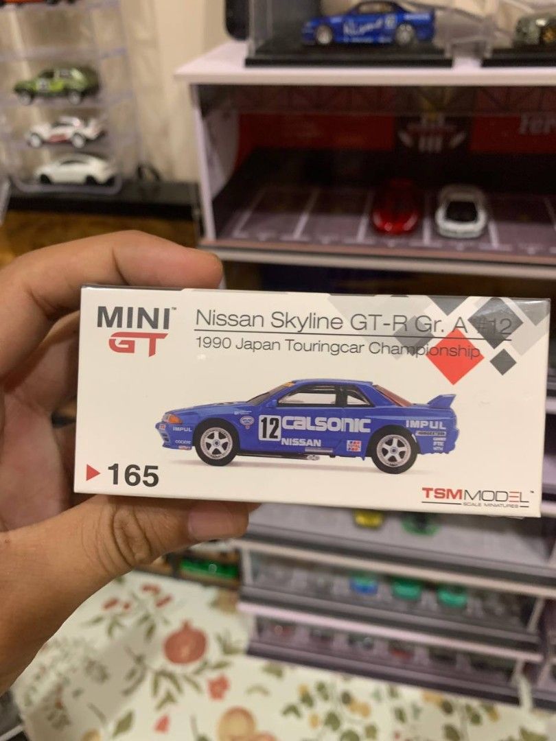 Mini GT Nissan Skyline GT-R Gr. A 1990 Calsonic, Hobbies & Toys, Toys ...