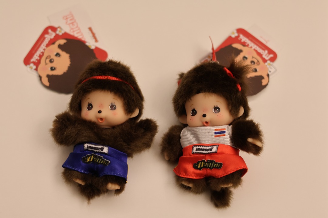 Monchhichi Bebichhichi (Monchichi) 泰國特別版 Muay-Thai Take Toys Exclusive ...