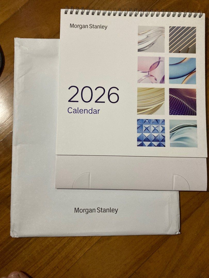 Morgan Stanley 2026 Calendar, Hobbies & Toys, Stationery & Craft, Other ...