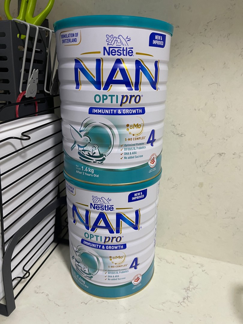 Nestle NAN Optipro 4 Formula (1.6kg) Sealed, Babies & Kids, Nursing ...