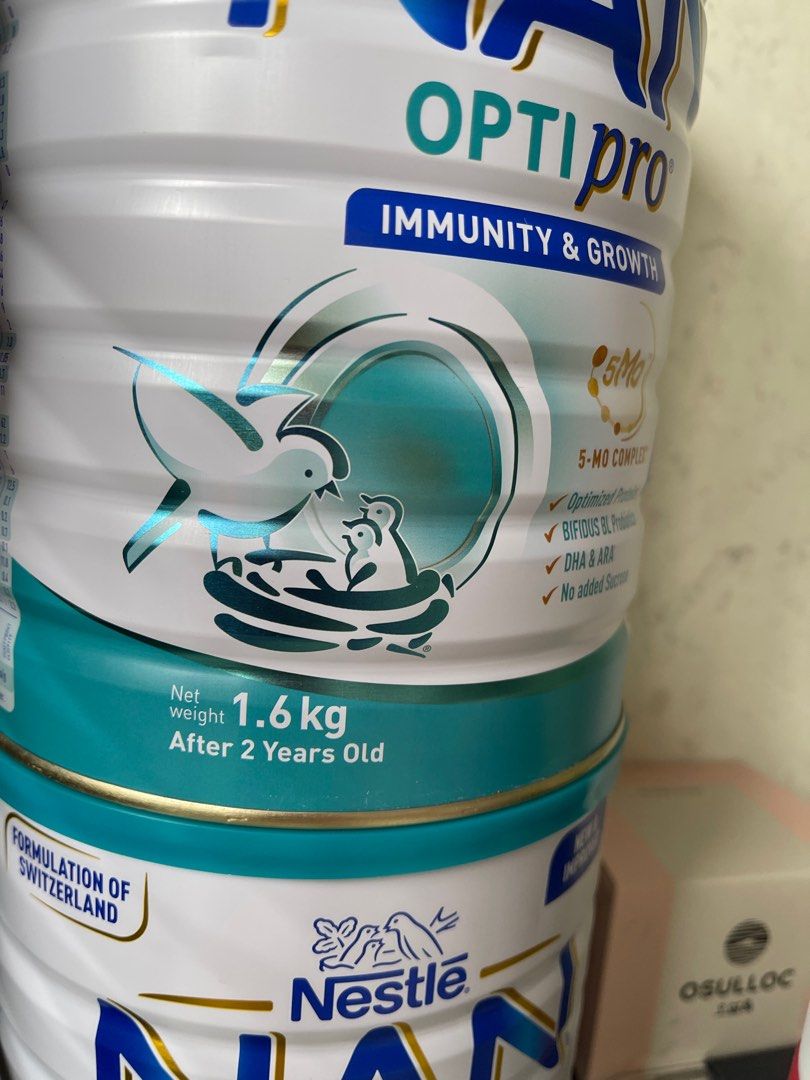Nestle NAN Optipro 4 Formula (1.6kg) Sealed, Babies & Kids, Nursing ...