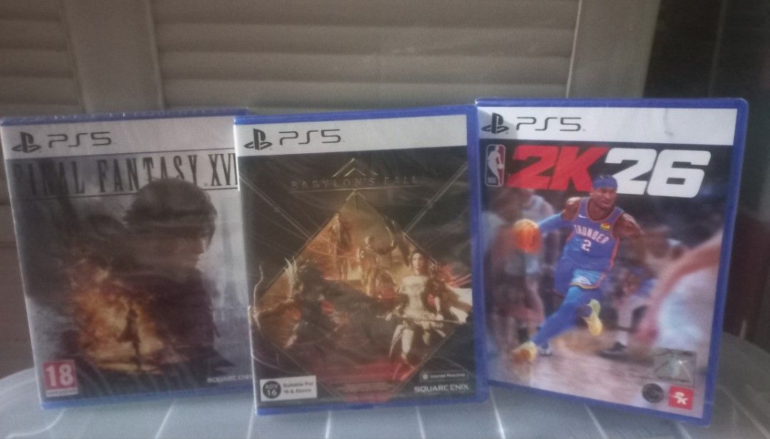 New Sealed Brand new Babylon Fall ,FF16,NBA2k26 ps5 Games, Video Gaming ...