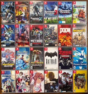 Nintendo Switch Games - Various Titles, Video Gaming, Video Games ...