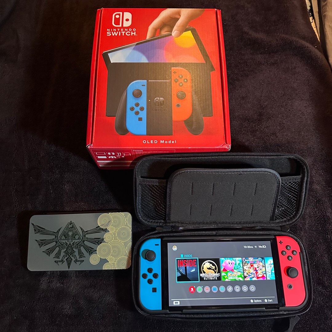 Nintendo Switch OLED Model (games included), Video Gaming, Video Game ...