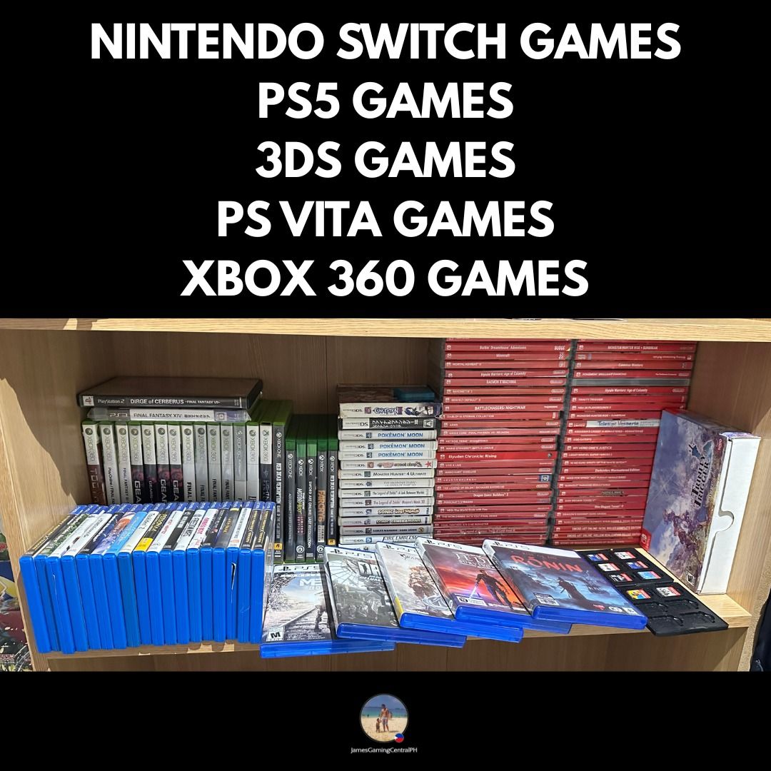 Nintendo Switch, Ps Vita, Xbox 360, Ps5 Games for SALE, Video Gaming ...