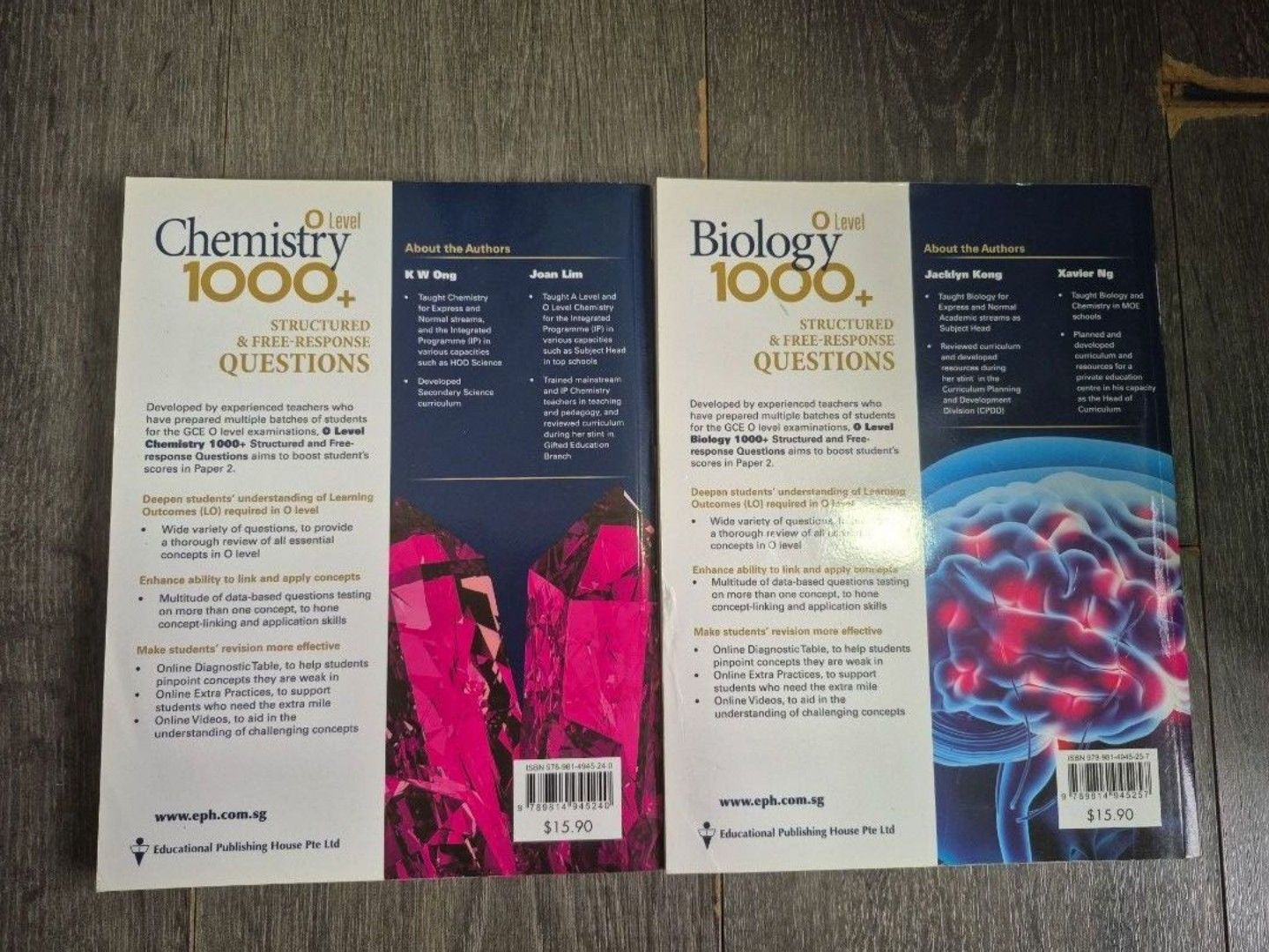 O Level Chemistry & Biology 1000+ Structured Questions, Hobbies & Toys ...