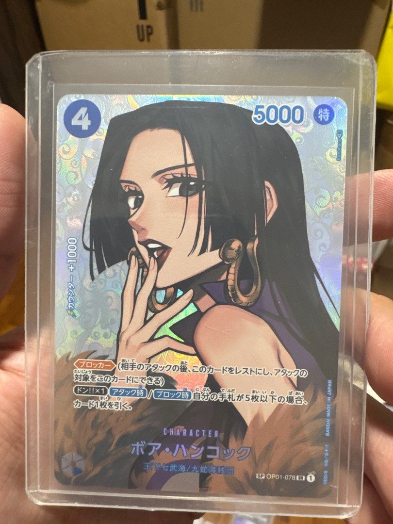 One Piece Card Game - Boa Hancock OP01-078, Hobbies & Toys, Memorabilia ...