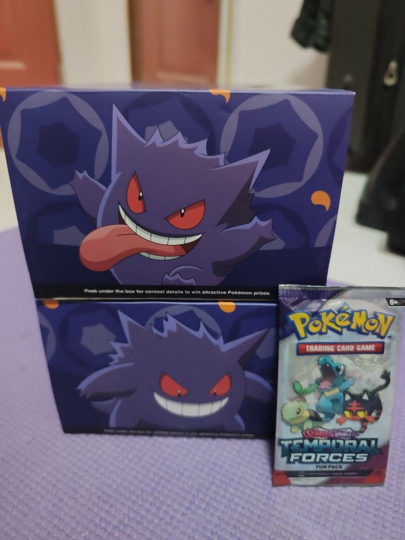 Pokemon Gengar Tissue Box Cover + Trading Card Pack, Hobbies & Toys ...