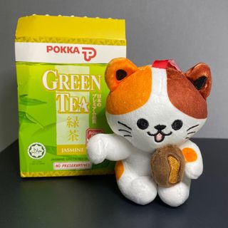 Pokka Green Tea Plush 78cm Tall (2026 Promo), Hobbies & Toys, Toys ...