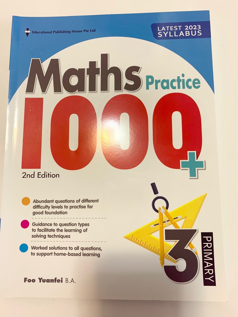 Primary 3 Maths Practice 1000+ 2nd Edition, Hobbies & Toys, Books ...
