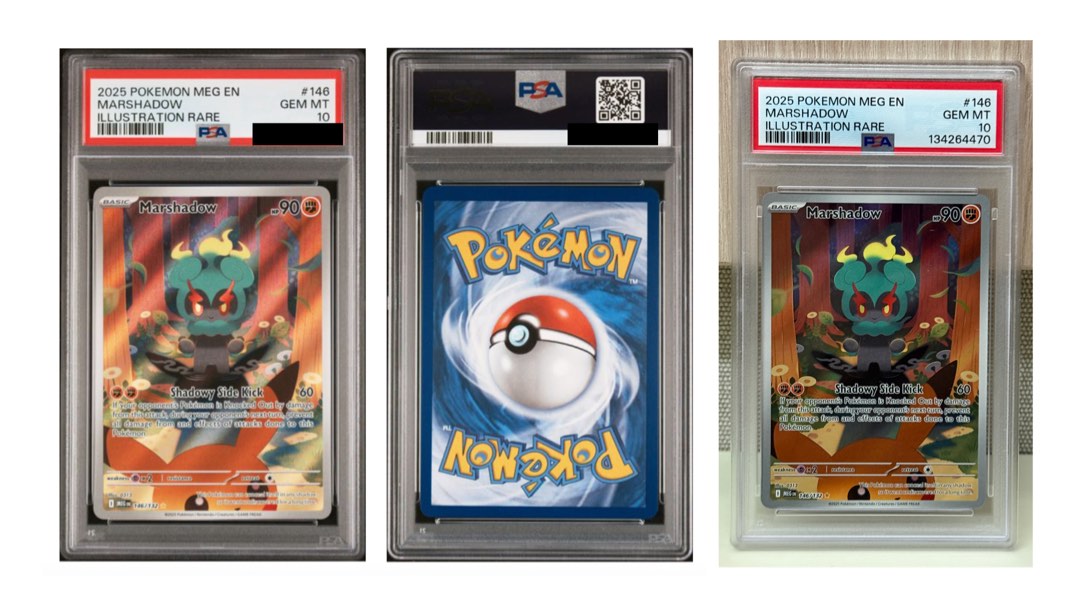 PSA10 2025 POKEMON MEG EN-MEGA EVOLUTION #146 MARSHADOW ILLUSTRATION ...