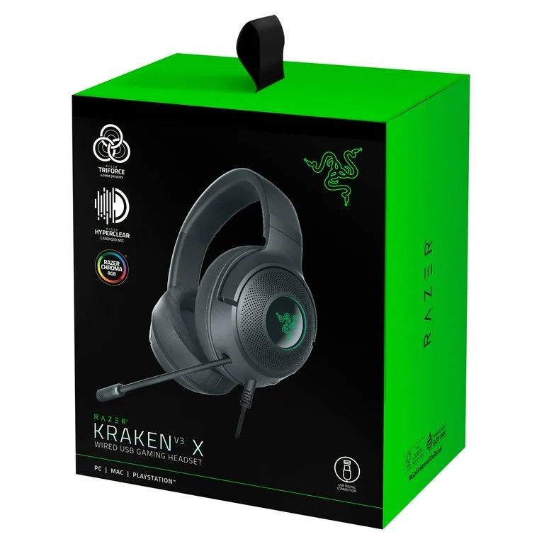 Razer Kraken V3 X Wired Gaming Headset, Audio, Headphones & Headsets on ...