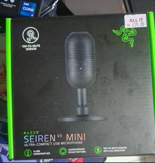 Razer Seiren V3 Mini USB Microphone, Audio, Microphones on Carousell