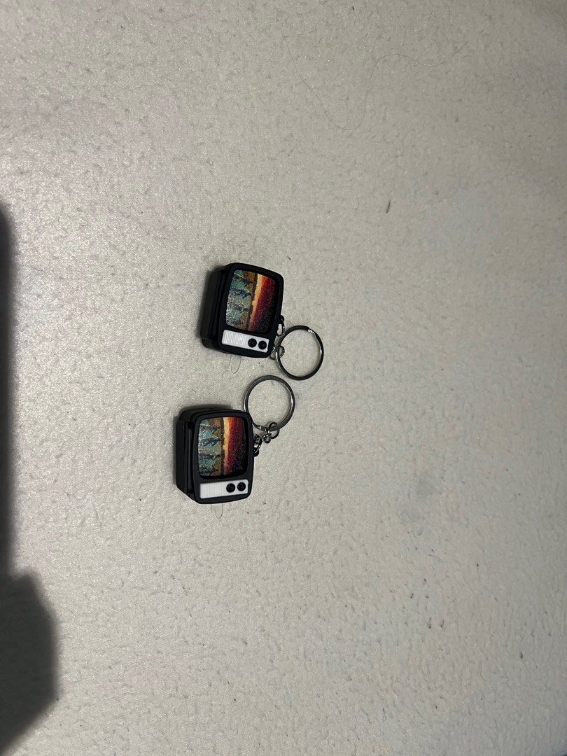 Retro TV stranger things keychains, Hobbies & Toys, Toys & Games on ...