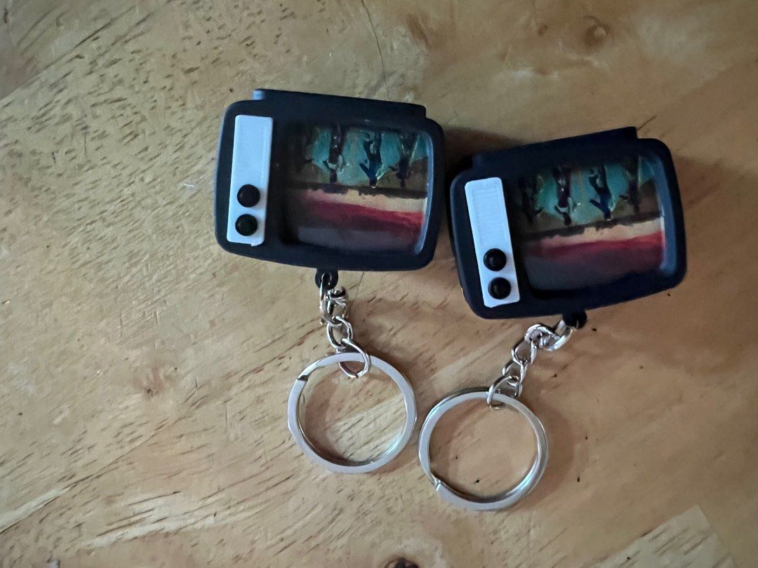 Retro TV stranger things keychains, Hobbies & Toys, Toys & Games on ...