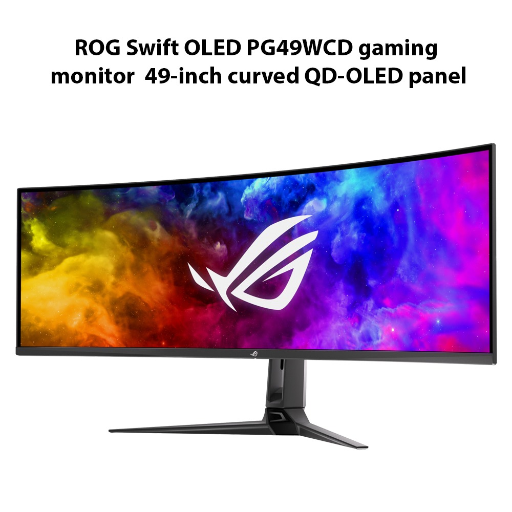 ROG Swift OLED PG49WCD gaming monitor ― 49-inch (5120x1440) curved QD ...