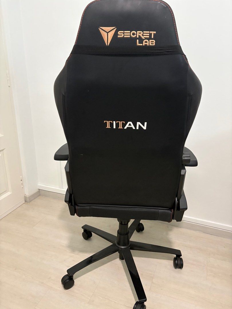 Secretlab Titan Gaming Chair - Black, Furniture & Home Living ...