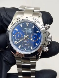 Seiko mod hulk Daytona style, Men's Fashion, Watches & Accessories ...