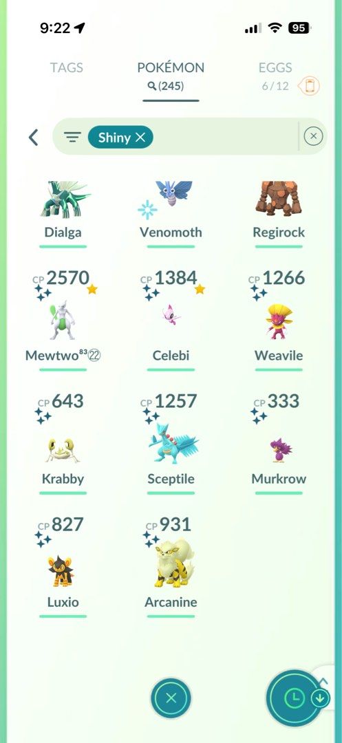 Shiny Pokemon GO Collection, Video Gaming, Gaming Accessories, In-Game ...
