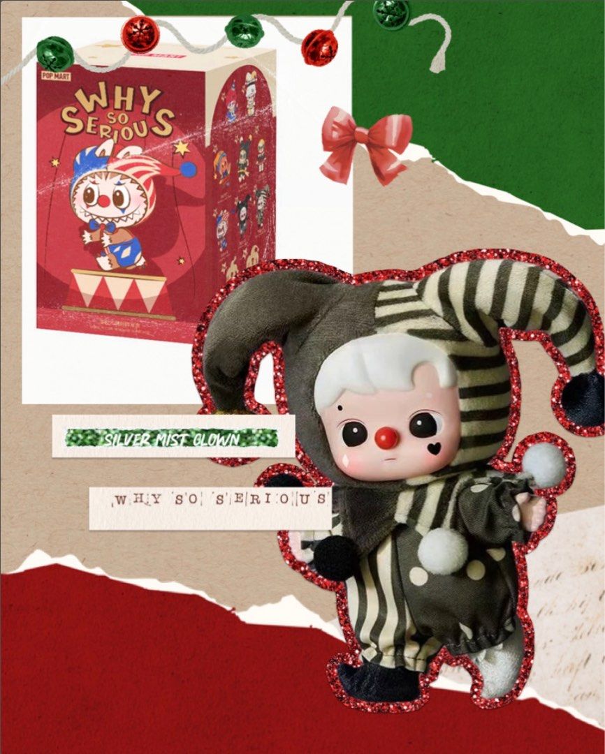 Silver Mist Clown - Why So Serious :Pop Mart, Hobbies & Toys, Toys ...